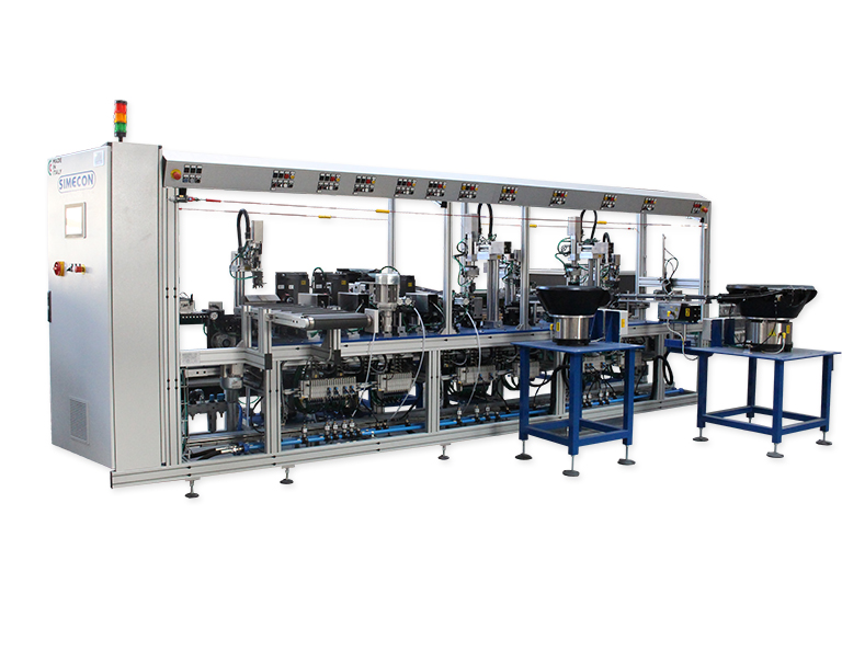 Macchina per assemblaggio e ribaditura leve per anelli - Simecon