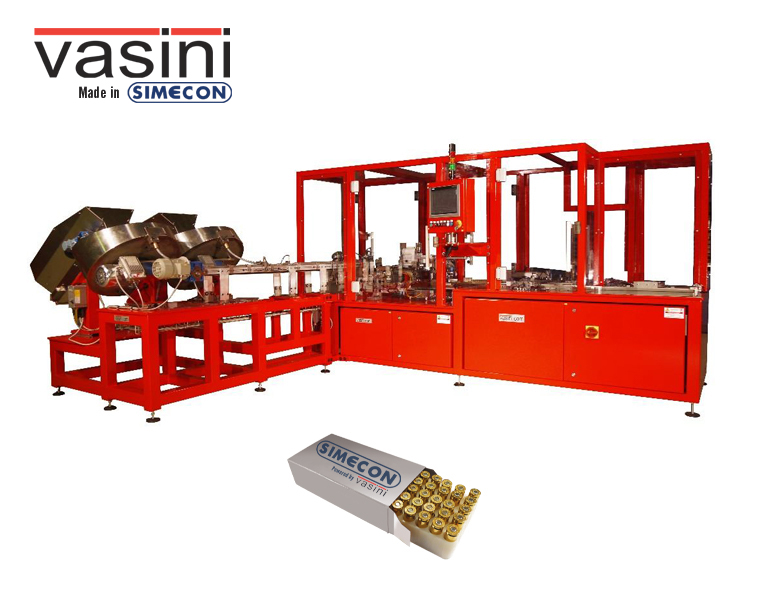 Macchina di inscatolamento 50 pcs in tray e scatola - Simecon