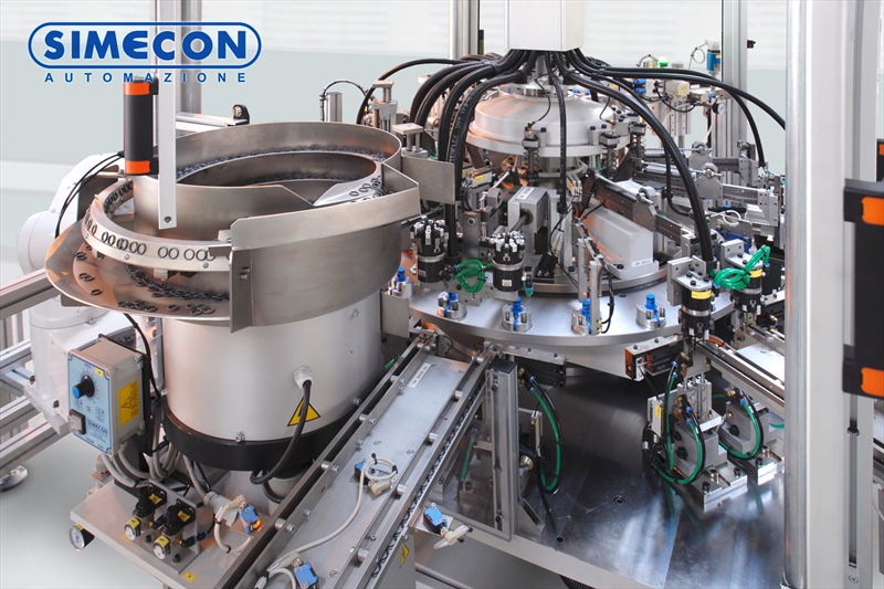 Macchina per assemblaggio Valvole Irrigazione - Simecon